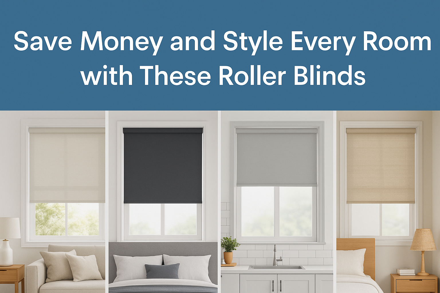 Save Money & Style Every Room with Affordable Roller Blinds – CAS Blinds
